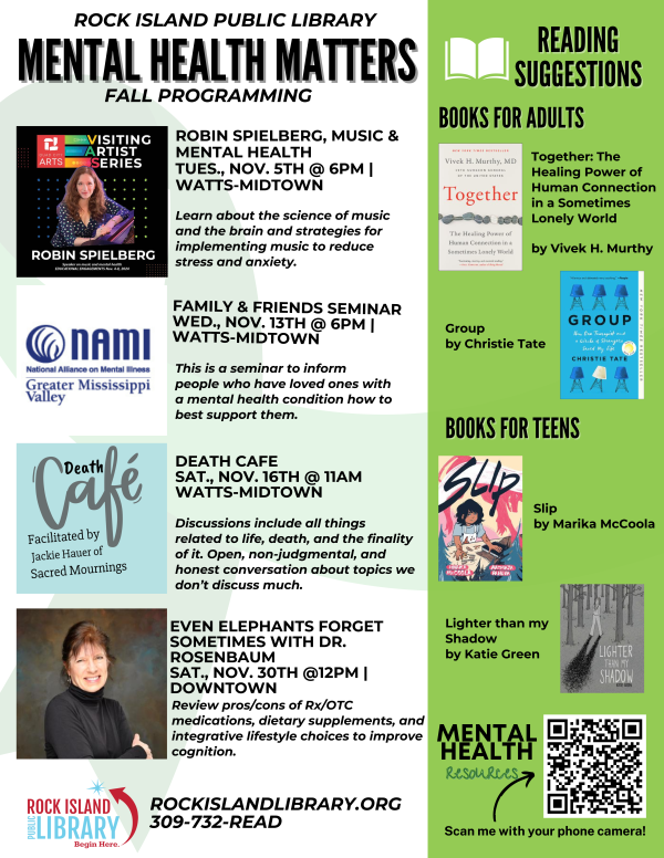 Community Comfort Carts Roll Out | Rock Island Public Library